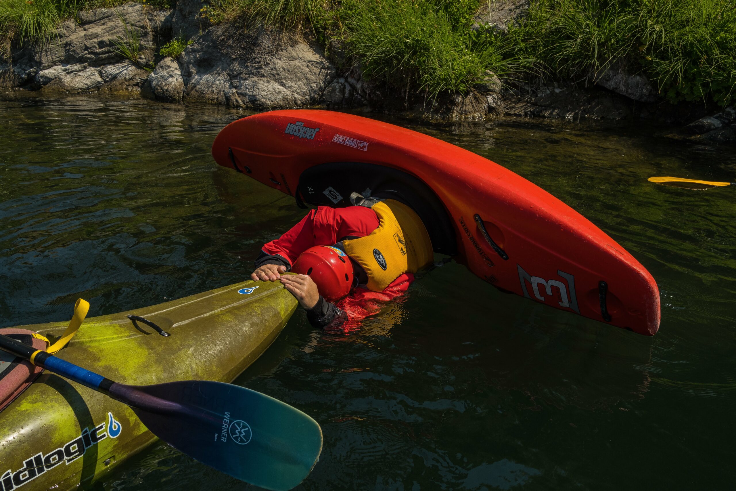Roll Lessons, In River - Summer | Tumalo Creek
